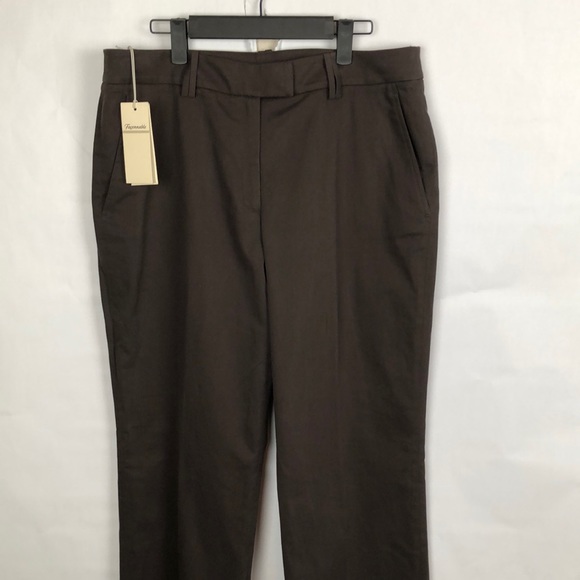 Faconnable | Pants & Jumpsuits | Faconnable New Brown Trouser Pants ...